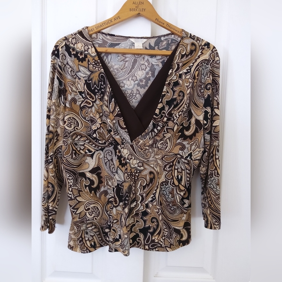 Christopher & Banks | Tops | Christopher Banks Paisley Blouse | Poshmark